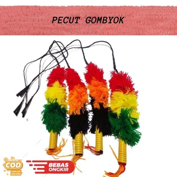 Jual COD / Pecut gombyok bopo anak kepang mainan anak pecutan jaranan ...