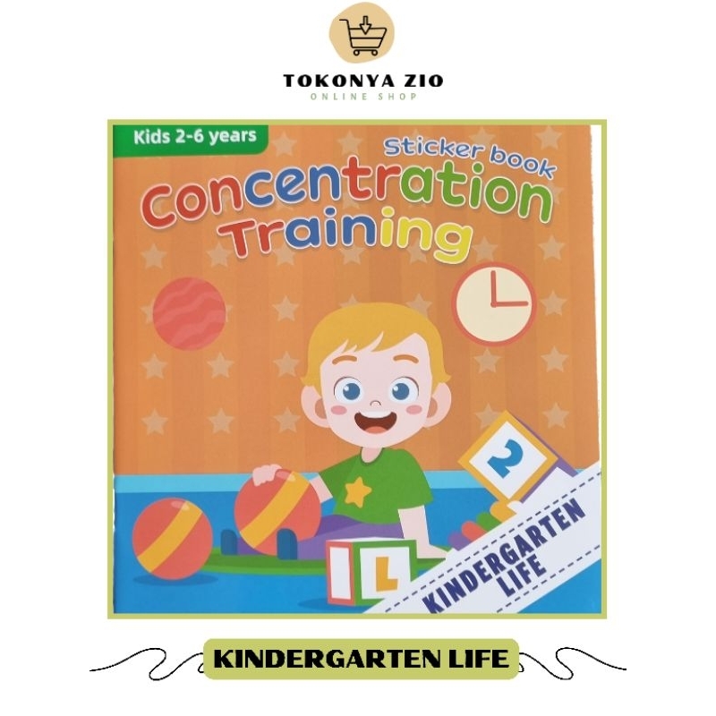 Jual Sticker Book Concentration Training ECER Satuan Buku stiker anak ...