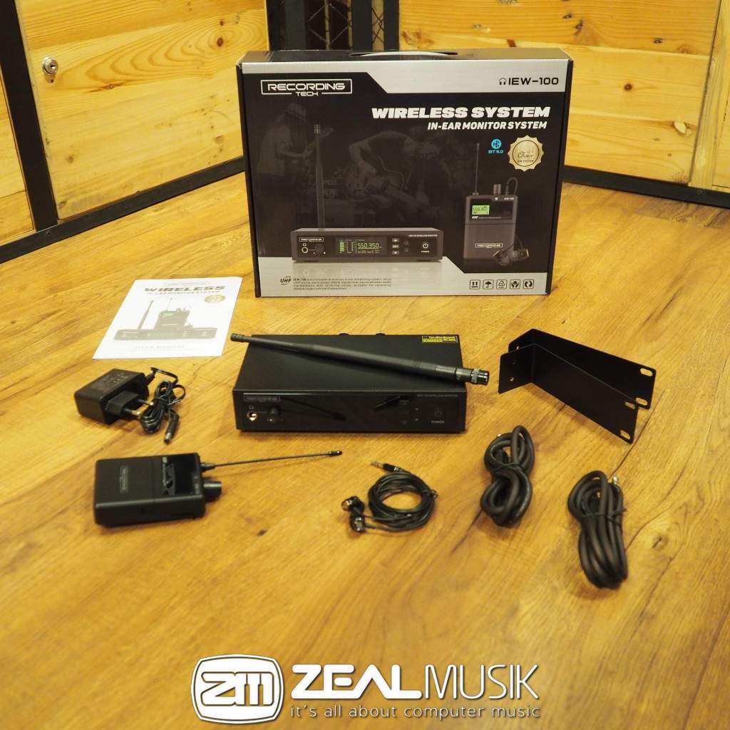 Jual RECORDING TECH IEW-100 wireless IEM in ear monitor IEW100 IEW 100 ...