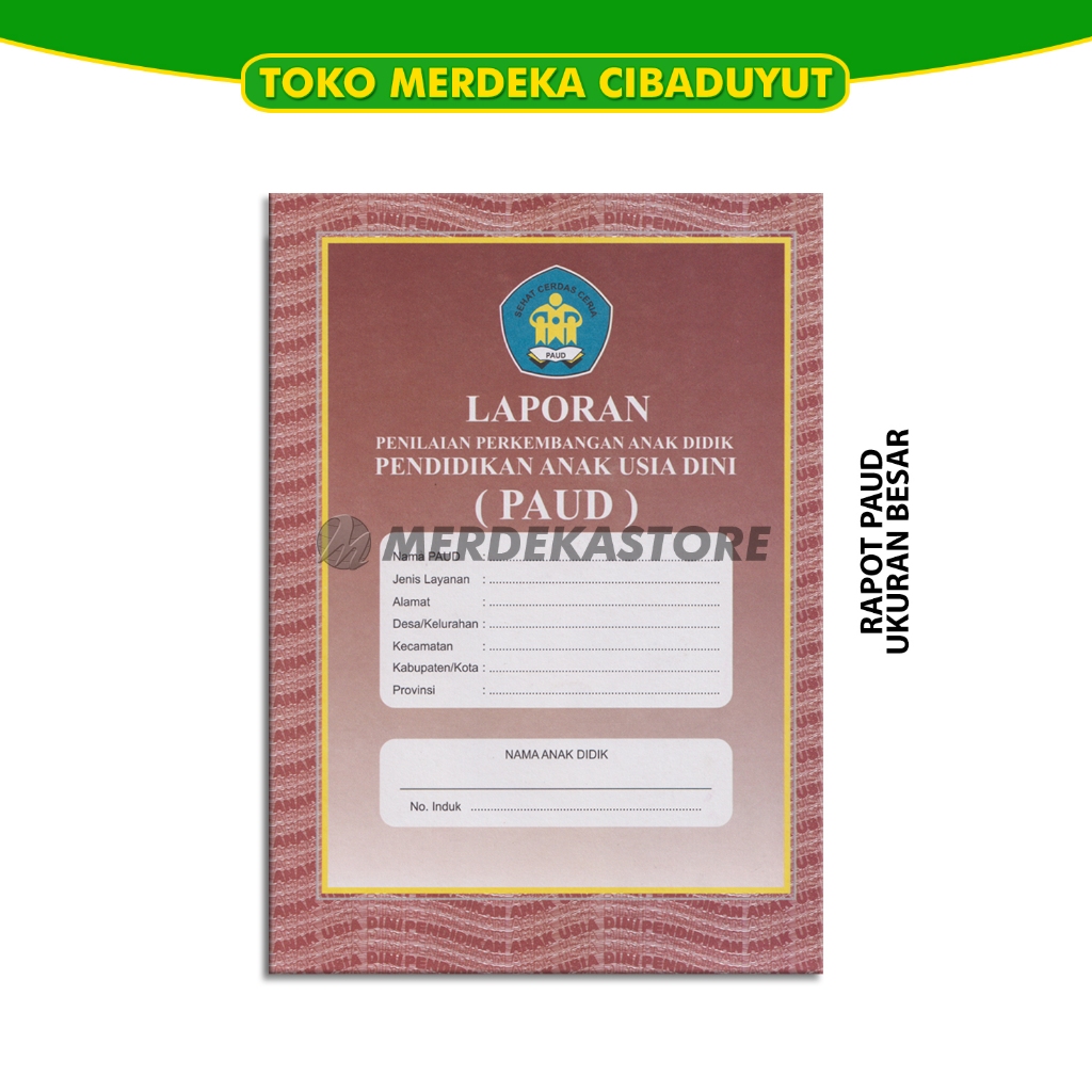 Jual Sampul & Rapot (PAUD) Laporan Penilaian Perkembangan Anak Didik ...
