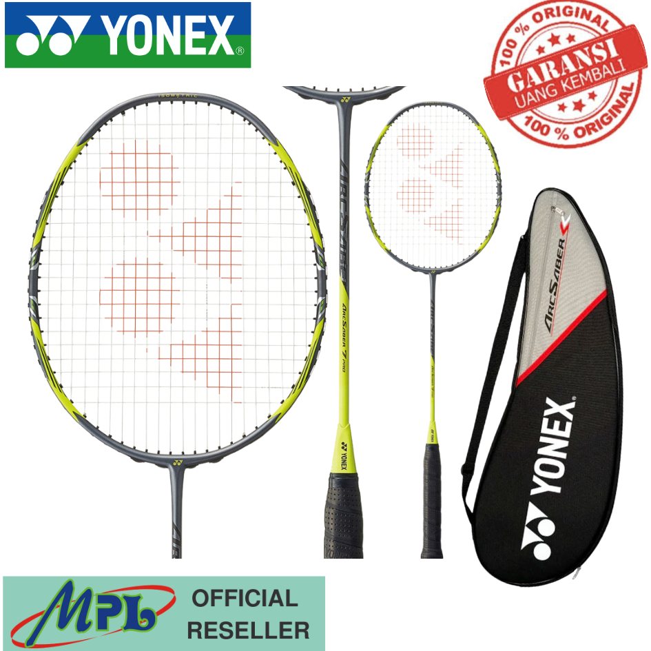 Jual RACKET BADMINTON YONEX ARC SABER 7 PRO+THERMOBAG 4U / ARC SABER 7 PLAY | Shopee Indonesia