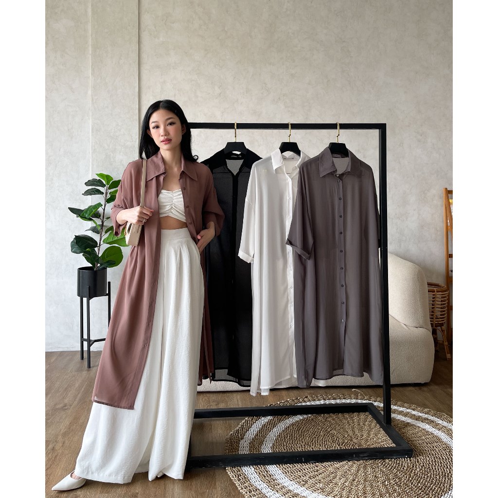 Jual MODELANO MAREN SHIRT / OUTER WANITA | Shopee Indonesia