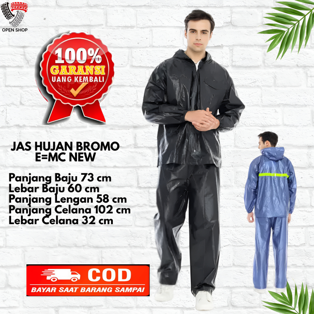 Jual Jas Hujan Motor Pria Wanita Dewasa RAINCOAT, ANTI REMBES Tebal Anti Angin Oxford Cloth ...