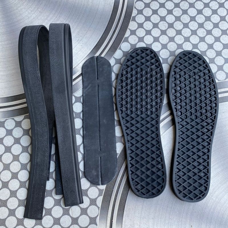 Jual ( Full Black ) 1 Set Outsole Midsole VENSS + Foxing + Bumper ...