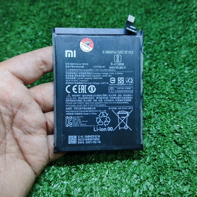 Jual Baterai BN59 Redmi Note 10 10s - Poco M5s - Batre Batery Oro ...