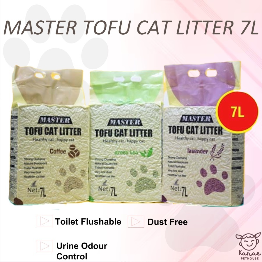 Jual Master Tofu Soya Cat Litter Pasir Gumpal Kucing 7 Litter | Shopee ...