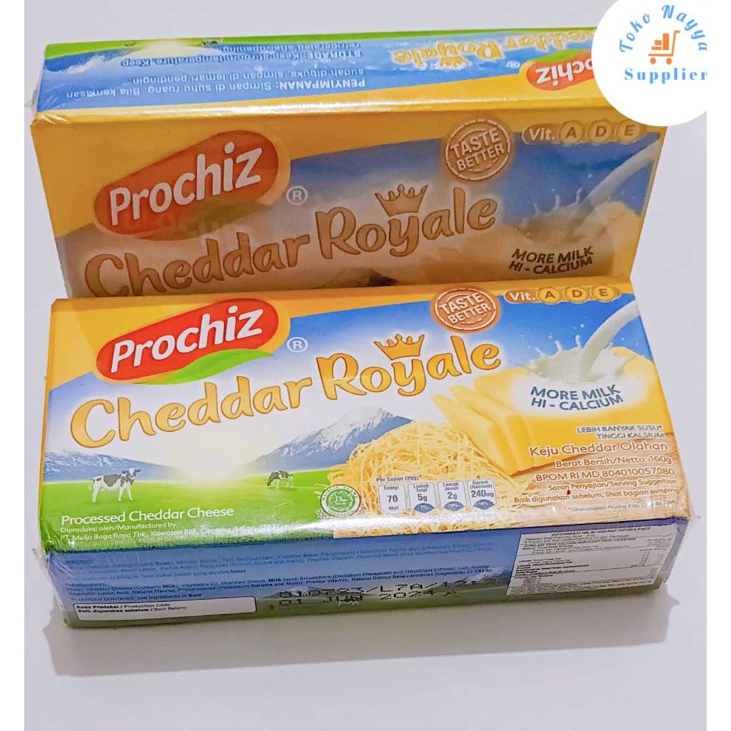 Jual Keju Prochiz Cheddar Royale - Keju Cheddar Taste Better | Shopee ...