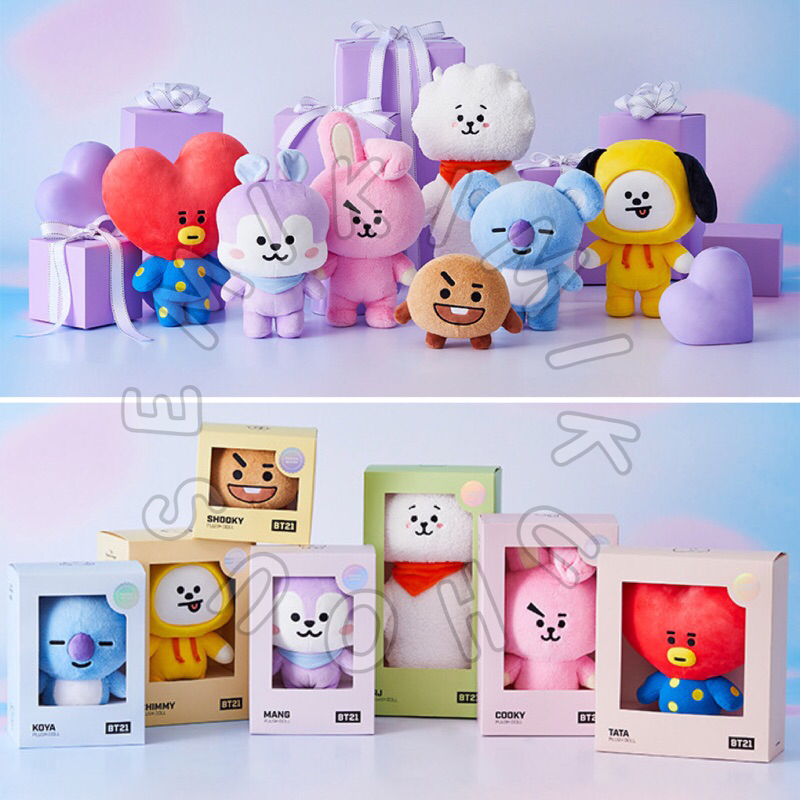 Jual NEW VERSION OFFICIAL BT21 STANDING DOLL BTS BANGTAN LINE STORE ...