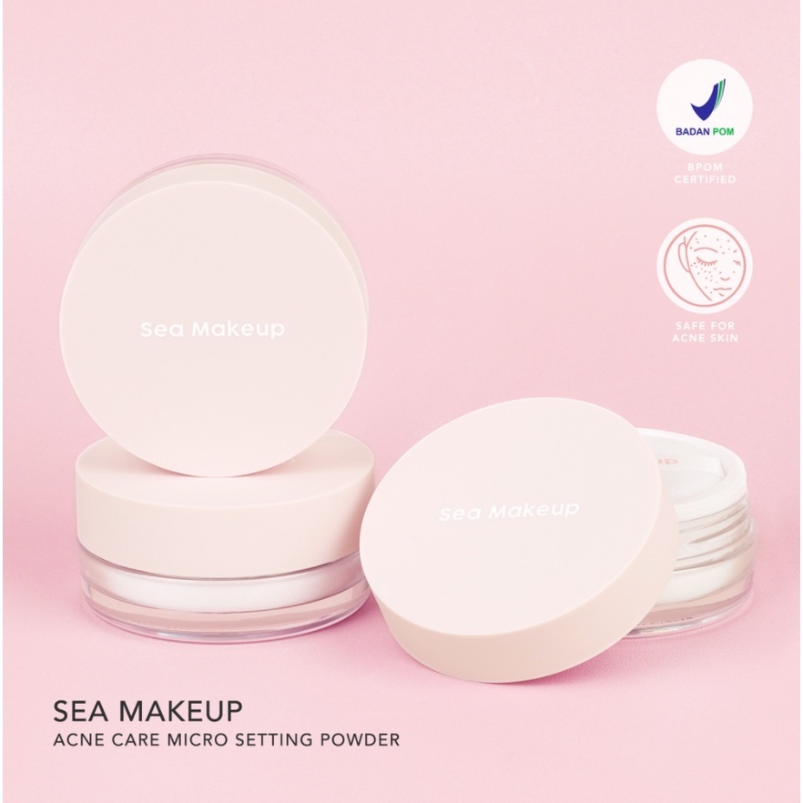Jual SEA MAKE UP ACNE CARE MICRO SETTING POWDER | Shopee Indonesia