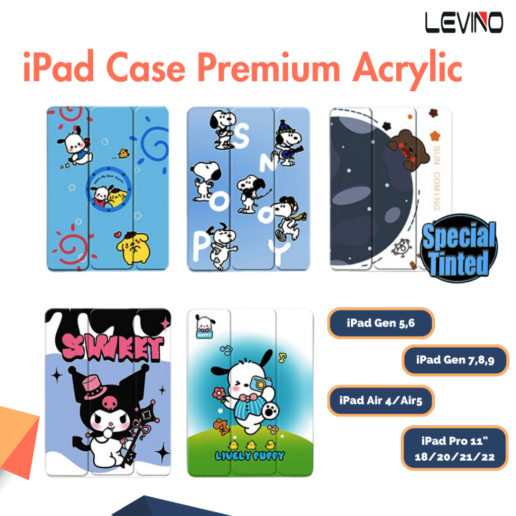 Jual LEVINO - iPAD Case Animasi Lucu for iPad Gen 9 Air4/Air5 Gen 7/8/9 ...