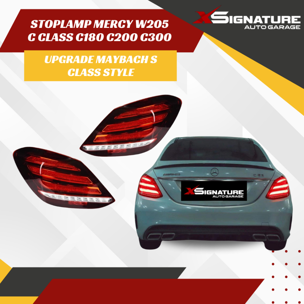 Jual STOPLAMP MERCY W205 C CLASS C180 C200 C300 UPGRADE MAYBACH S CLASS ...