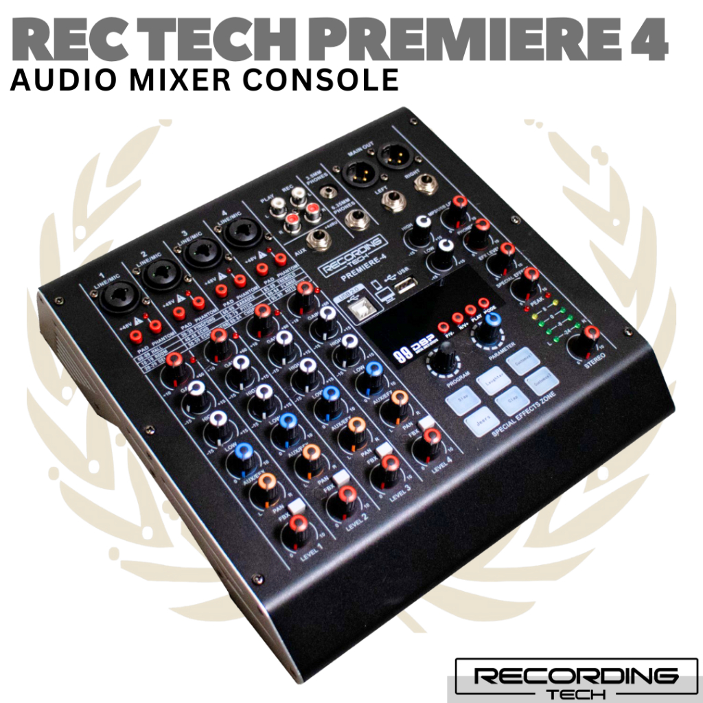 Jual RECORDING TECH PREMIERE-4 & 6 Audio Mixer Console | Premiere4 ...