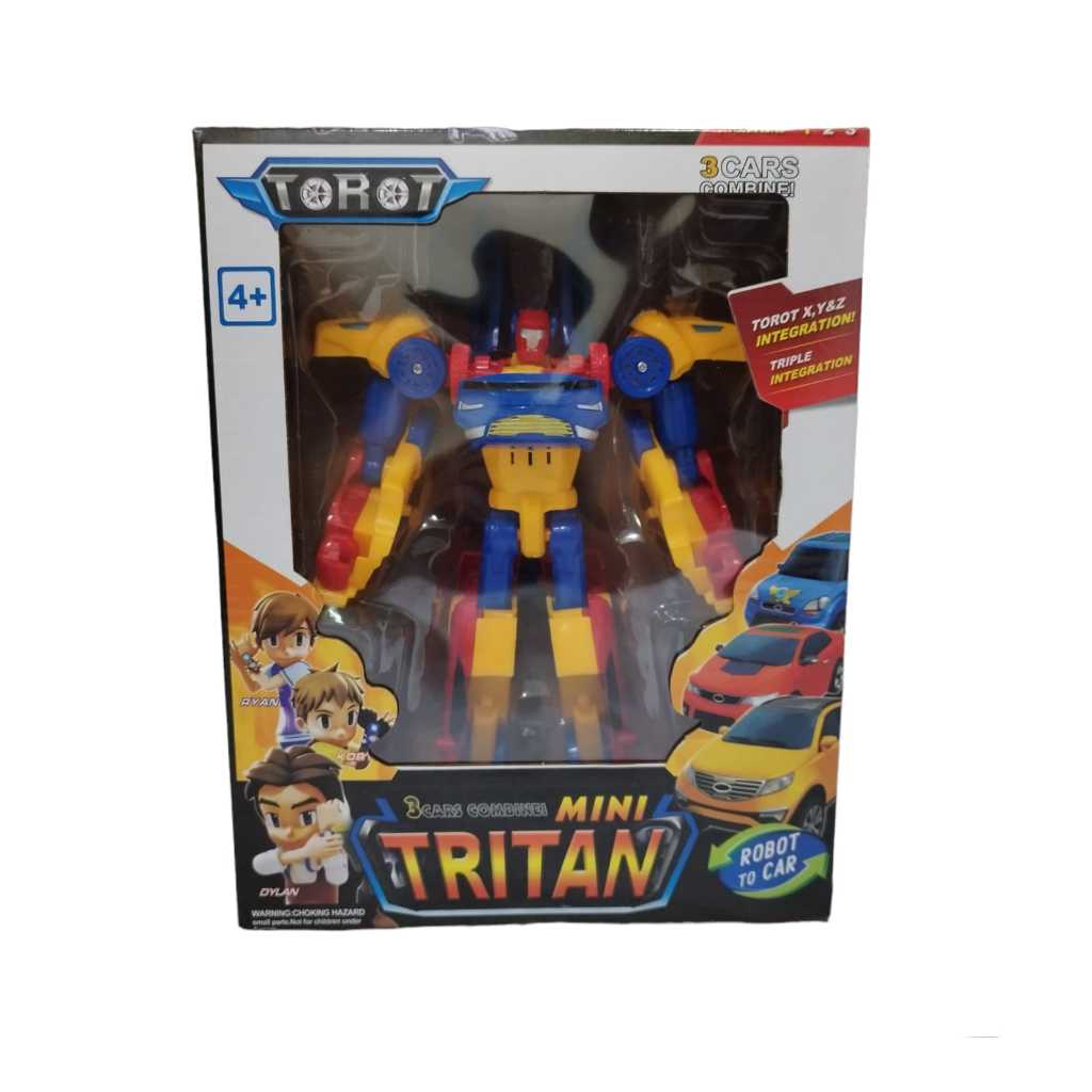 Jual Mainan Robot - Robotan Tritan 3 Mobil Jadi 1 / Tritan Robot 3rd ...