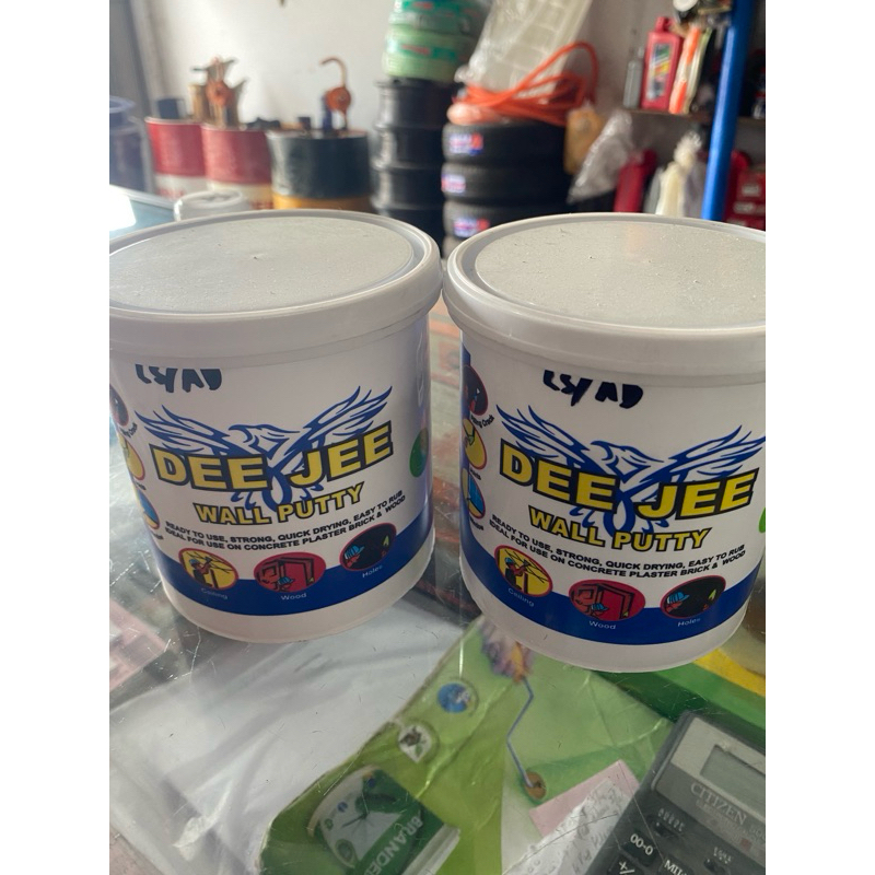 Jual Dempul Kayu dan Tembok Plamir DEE JEE Wall Putty 1 kg | Shopee ...