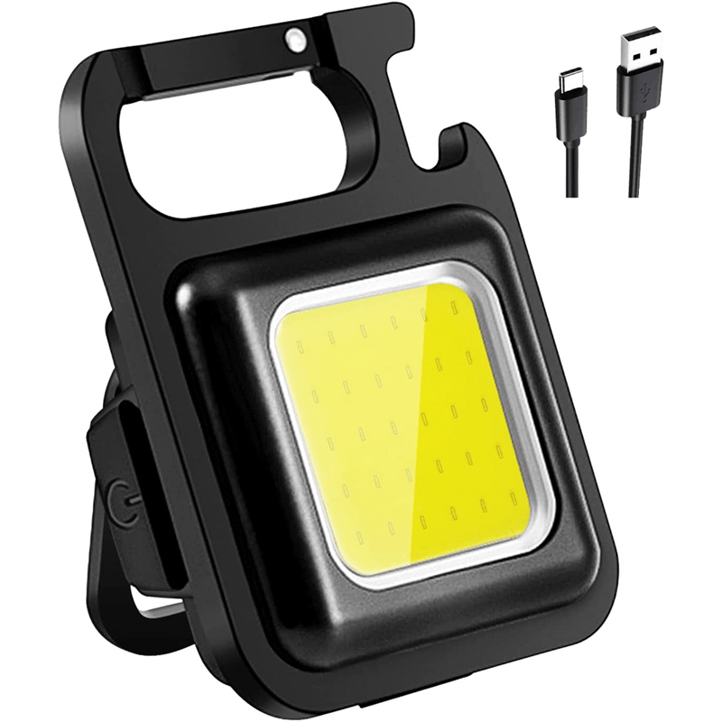 Jual Senter mini led super terang 3 Mode Lampu COB penerangan portable ...