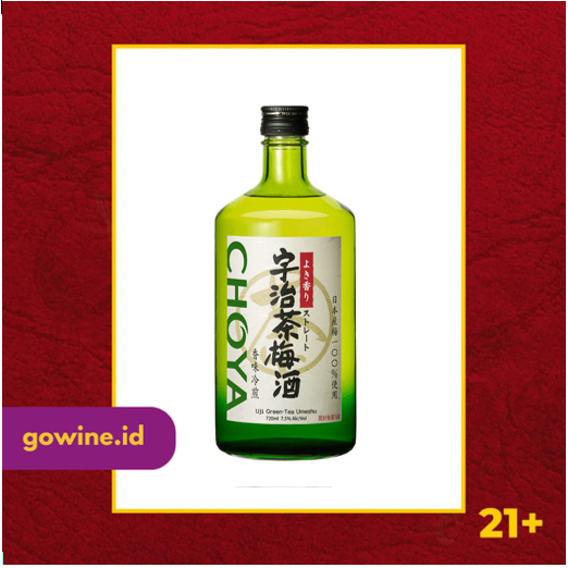 Jual Choya Ujicha Green Tea Flavored Umeshu 720ml - Japanese Sake | Shopee Indonesia