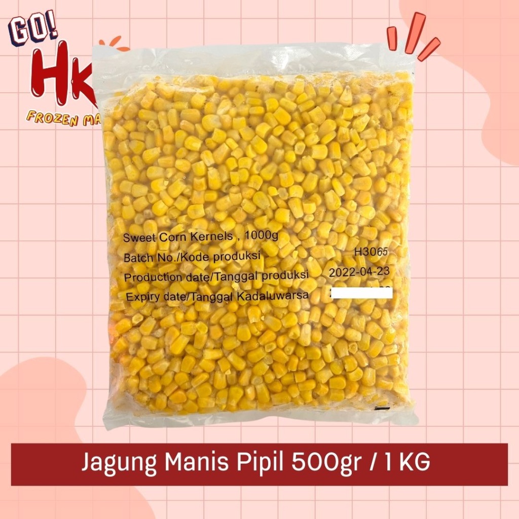 Jual Jagung Pipil Frozen 500gr & 1 KG | corn kernel jagung manis salad ...