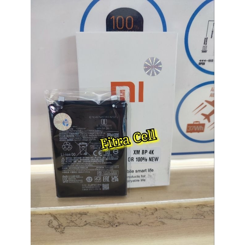 Jual Battery Baterai Xiaomi Redmi Note 12 Pro 5G BP4K ORIGINAL | Shopee ...
