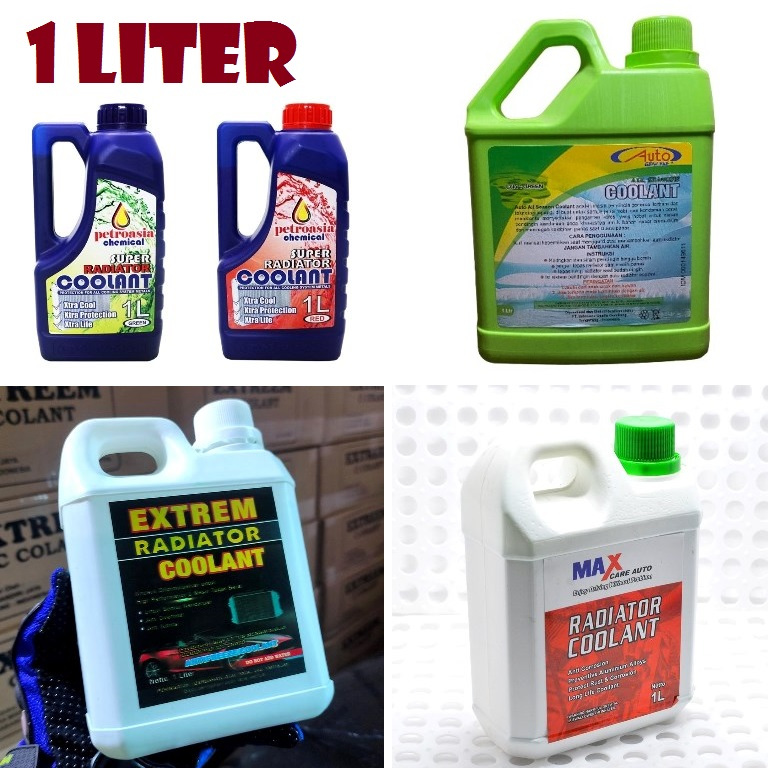 Jual TERMURAH DI INDONESIA AIR RADIATOR Cairan Hijau 1l 1 Liter Super ...