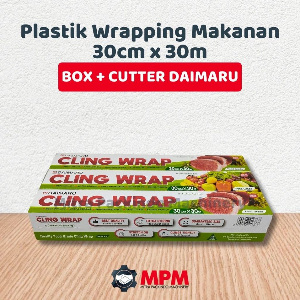 Jual Wrapping Makanan - Cling Wrap Daimaru 30cm x 30m | Shopee Indonesia