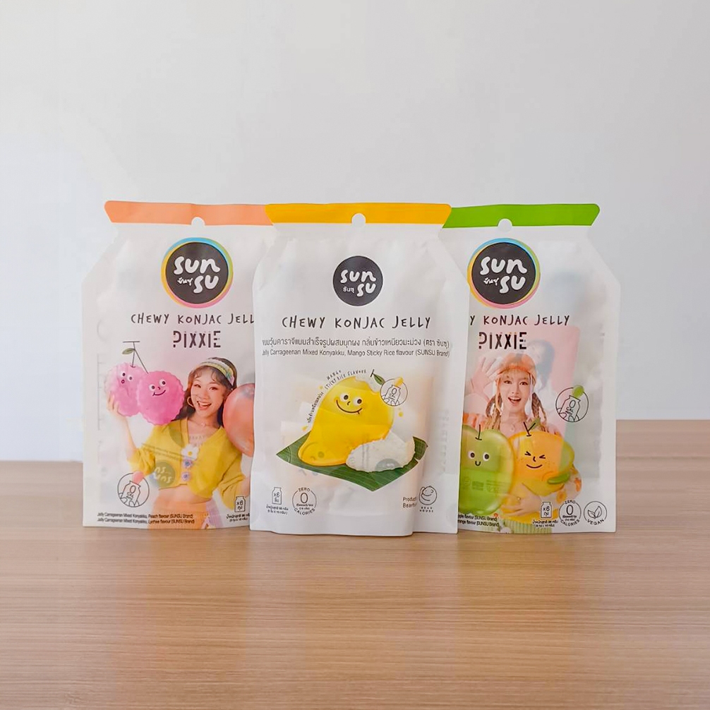 Jual [Thai Product ] Sunsu Konjac Jelly Mango Sticky Rice| Apple Yuzu ...