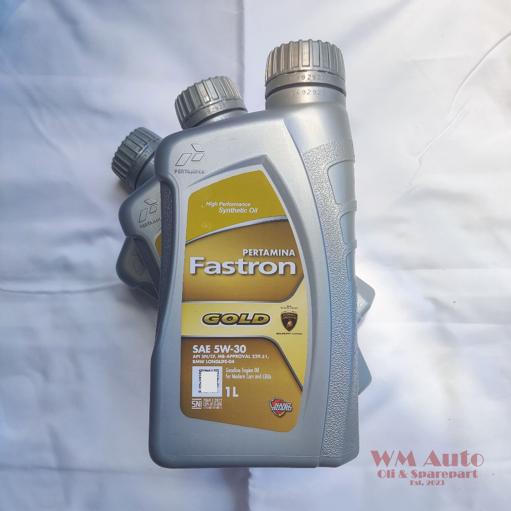 Jual Oli Mesin Pertamina Fastron Gold 5W-30 5W30 API SN/CF ASLI ...