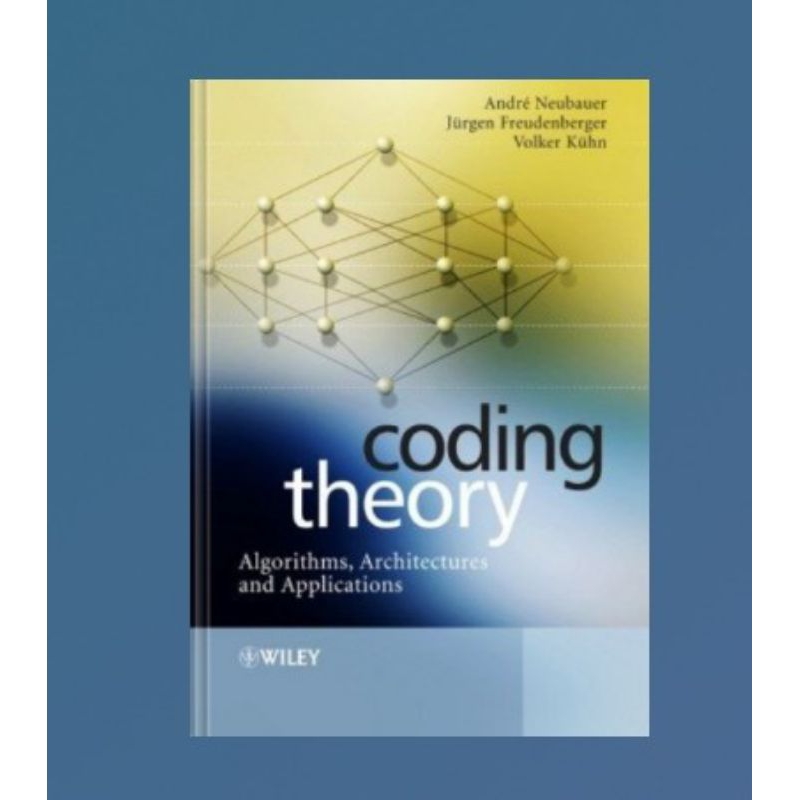 Jual Coding Theory Algorithms Architectures And Applications Shopee Indonesia