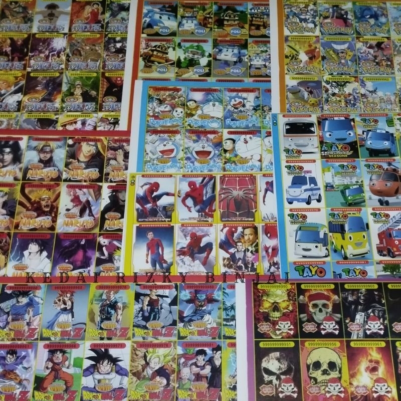 Jual 1Lembar Kartu Gambaran Foster Poster Gambar Besar Isi 50 Karakter ... Jual 1Lembar Kartu Gambaran Foster Poster Gambar Besar Isi 50 Karakter ...
