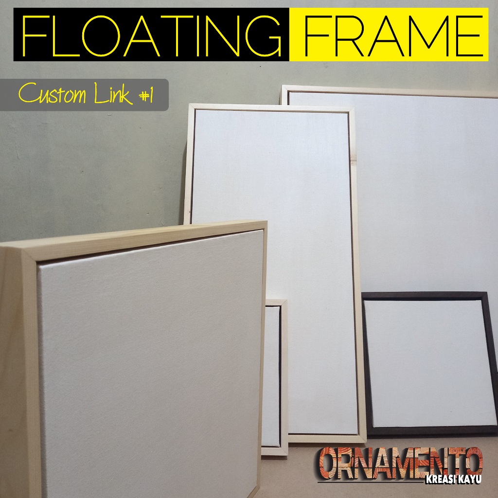 Jual Floating frame custom / bingkai lukisan melayang custom | Shopee ...