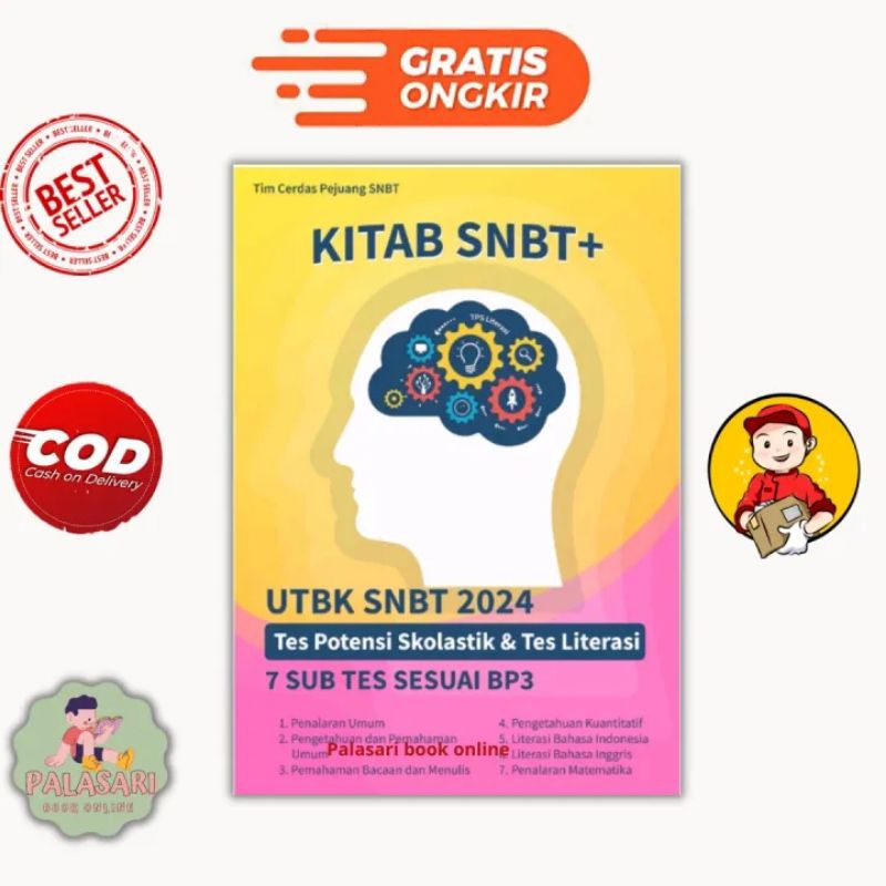 Jual BUKU KITAB SNBT+ UTBK 2024 : tes potensi skolastik dan tes ...