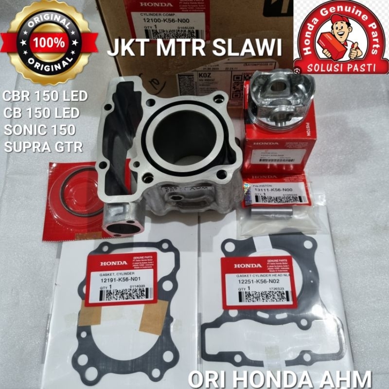 Jual 12100-K56-N00 Cylinder comp sonic blok seher block sonic 150 led ...