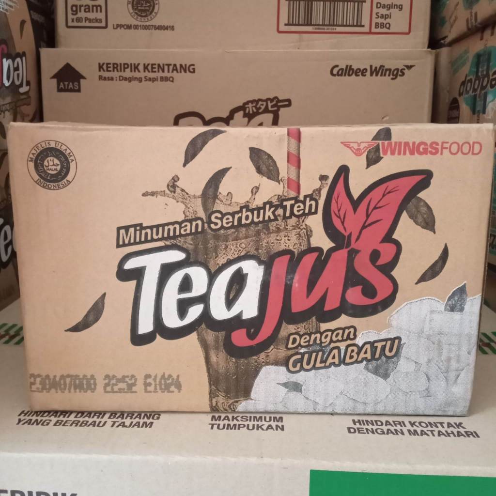 Jual Tea Jus Gula Batu 1 Dus/360 sachet | Shopee Indonesia
