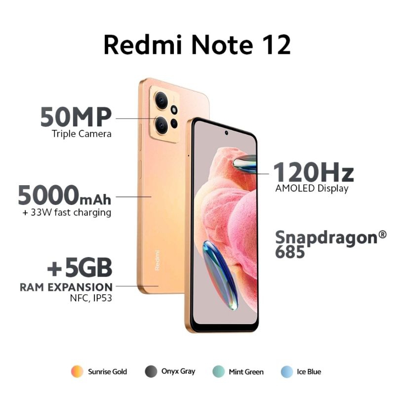 Jual xiaomi redmi Note 12 (4GB/128GB) | Shopee Indonesia