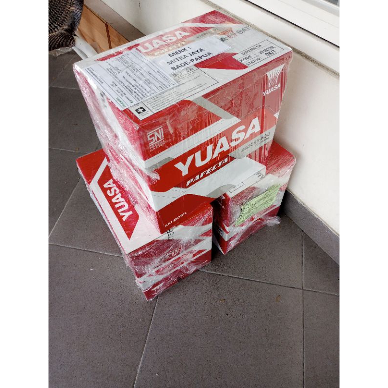 Jual Aki Yuasa Pafecta N50 12v 50ah basah non air zuur | Shopee Indonesia