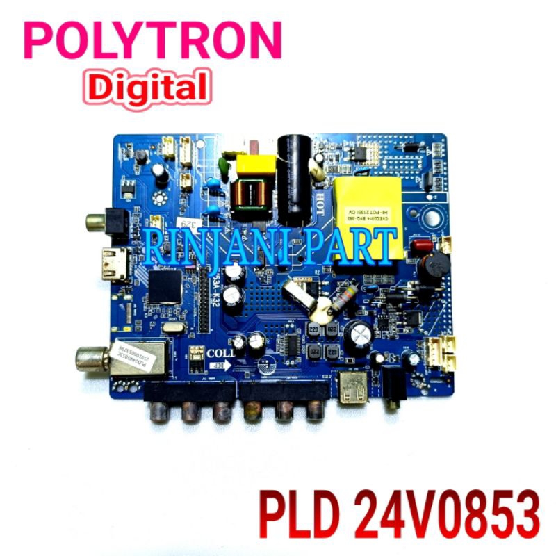 Jual MAINBOARD DIGITAL TV LED POLYTRON PLD 24V0853 PLD 24V0853C CV53A-K32 | Shopee Indonesia