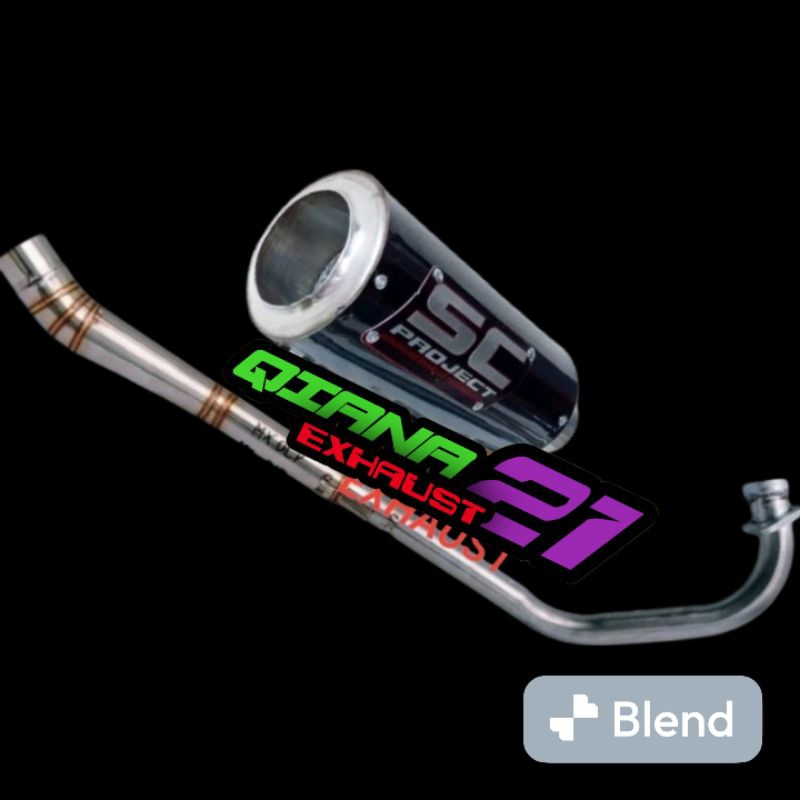 Jual Knalpot SC project bebek pnp vega/blade/astrea/jupiter/smash ...