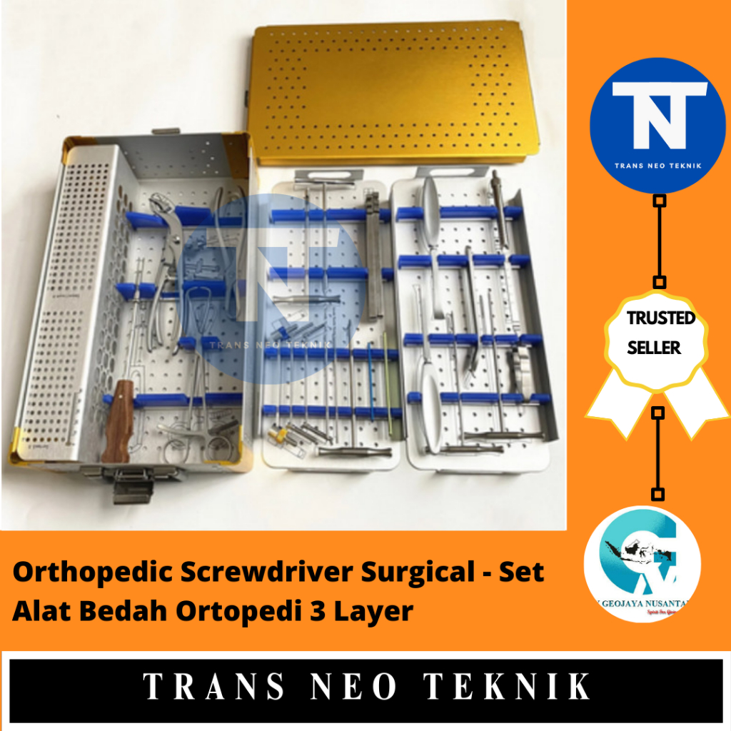 Jual Orthopedic Screwdriver Surgical - Set Alat Bedah Ortopedi 3 Layer ...