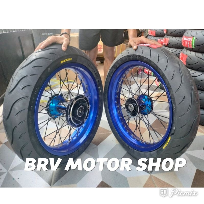 Jual Paket Velg WR 155 Super Moto Wr - Velg Yamaha Wr155 lengkap 300 ...