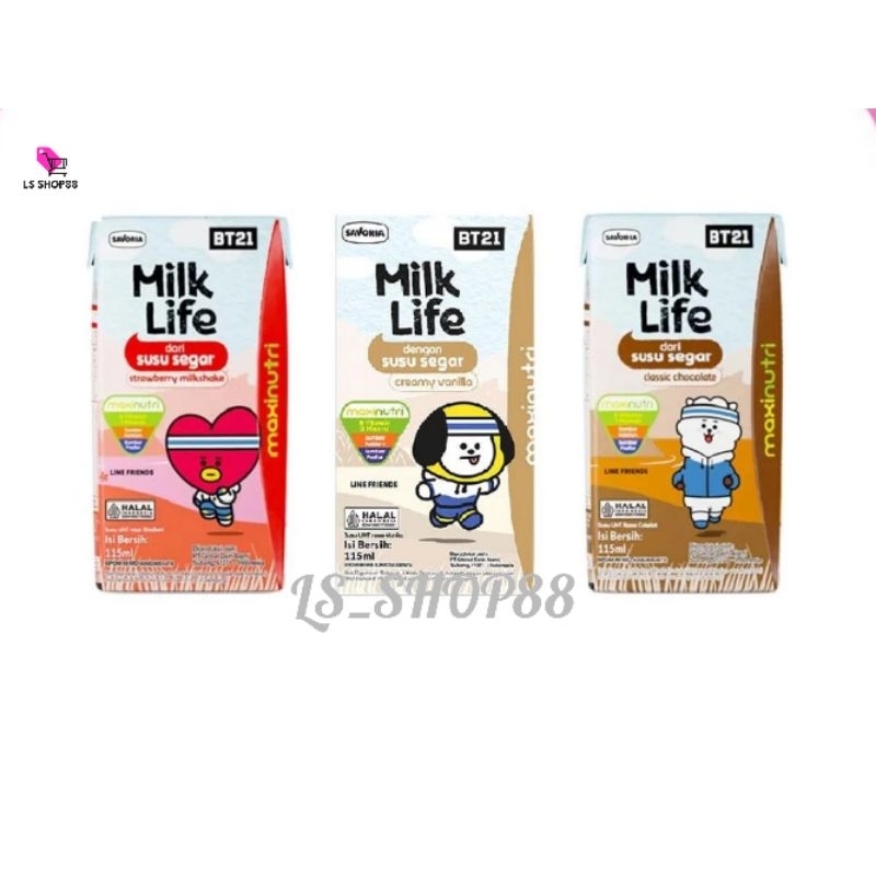 Jual Susu Milk Life 115ml BTS series | Shopee Indonesia