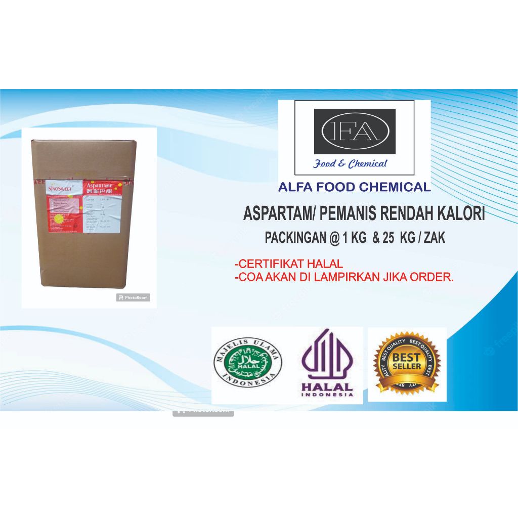 Jual ASPARTAM SINOSWEET/PEMANIS MAKANAN DAN MINUMAN/GULA RENDAH KALORI ...