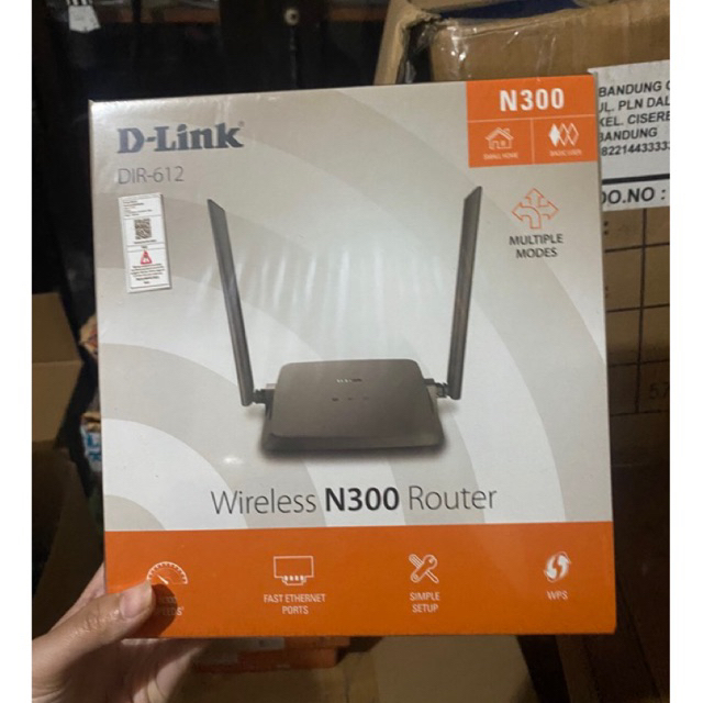 Jual D-Link DIR-612 N300 Wireless Fast Ethernet Router | Shopee Indonesia