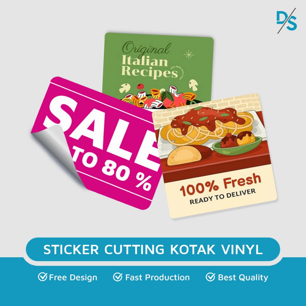 Jual DSPRINTING - Cetak Stiker Custom Vinyl Kotak / Sticker Kemasan ...