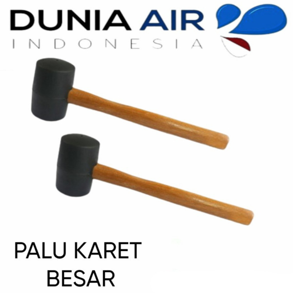 Jual Palu Karet Besar 16 Oz l Palu Keramik l Palu Tukang Gagang Kayu ...