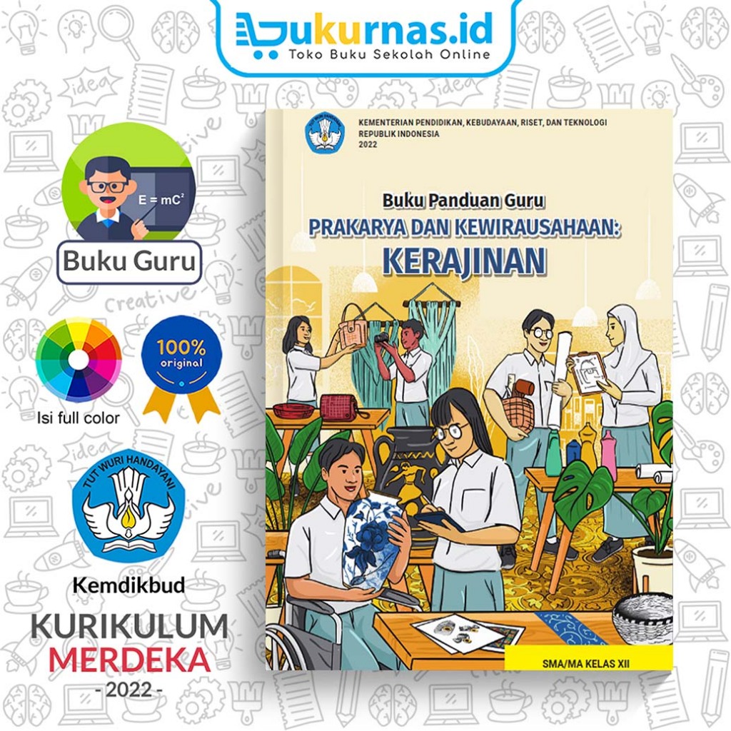 Jual Buku Panduan Guru Prakarya : Kerajinan SMA/MA Kelas 12 Kurikulum Merdeka Kurmer | Shopee ...