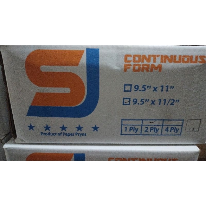 Jual Kertas Printer Continous Form 2 Ply Merk SJ | Shopee Indonesia