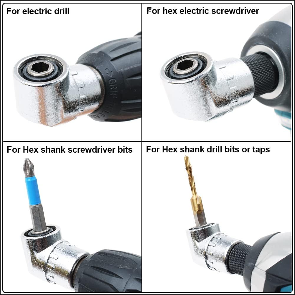 Jual Drill Extension L-Shape Hex Bit Socket Ekstensi Mata Bor 1/4 Inch ...