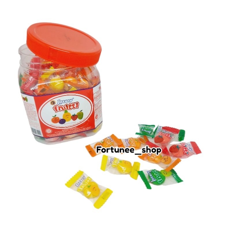 Jual Lazery Fruitti isi 125 / Permen Lazery Buah Toples Lebaran ...