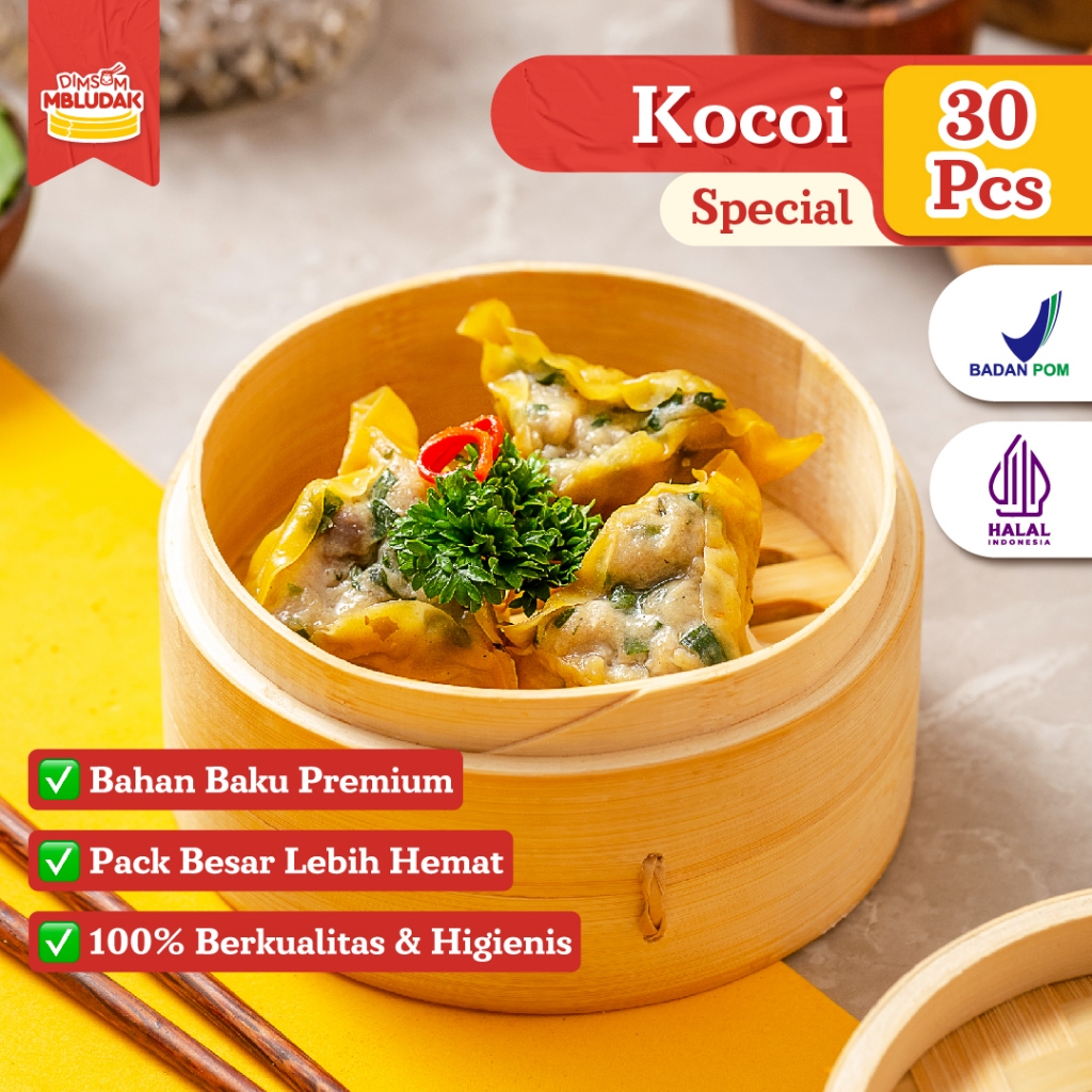 Jual Dimsum Mbludak Kocoi Frozen Dimsum Halal 30 Pcs | Shopee Indonesia