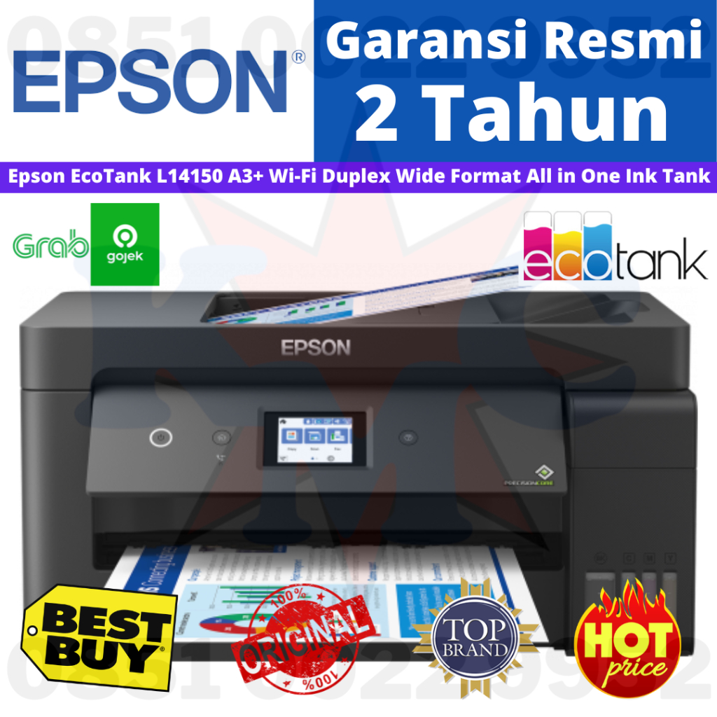 Jual Epson EcoTank L14150 L 14150 A3+ WiFi Duplex Wide Format All In ...