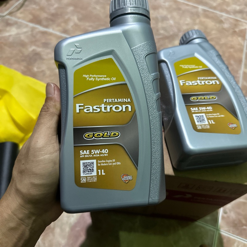 Jual Oli mesin FASTRON GOLD SAE 5W 40 PELUMAS PERTAMINA | Shopee Indonesia